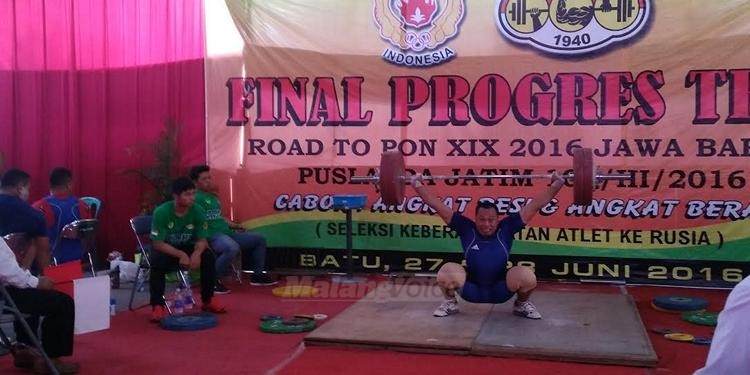 Jelang Pon Atlet Angkat Besi Jatim Latihan Ketat Di Batu Malangvoice