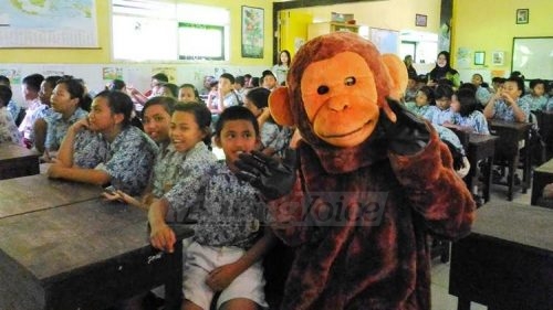 Kenakan Kostum Monyet, Profauna Kenalkan Berbagai Macam Primata Langka ...